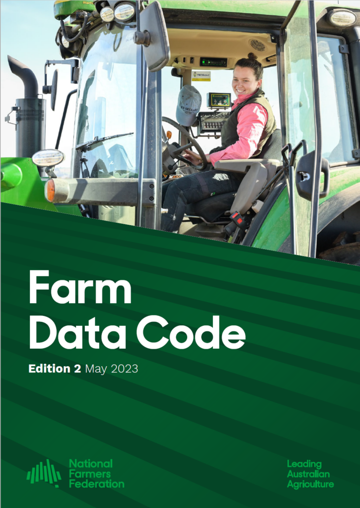 Australian Farm Data Code - National Farmers' Federation