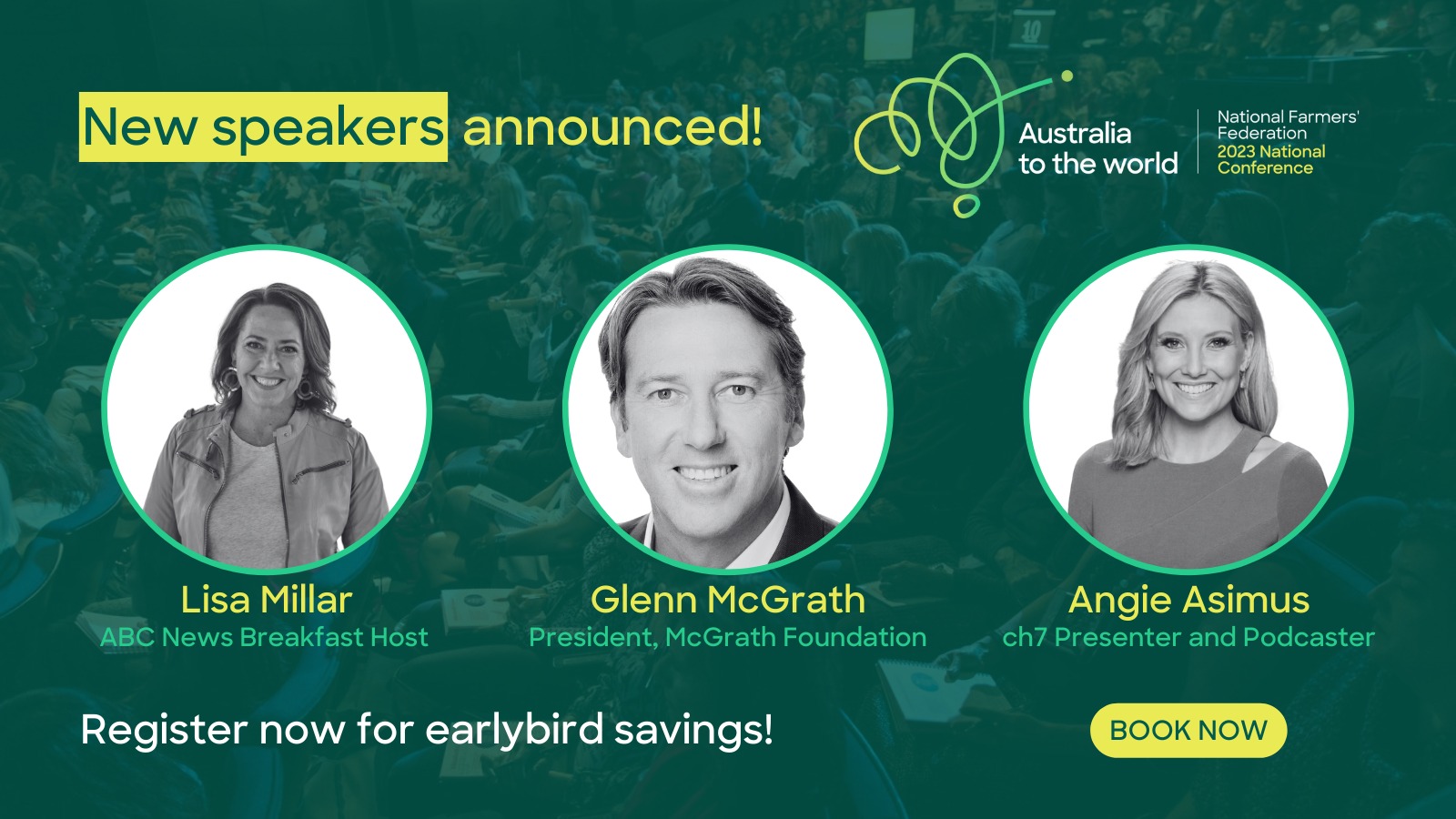 Stellar speaker line up announced for agriculture’s premier event… Be ...